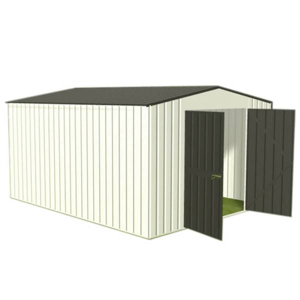 GM 3.8 x 3.0m With End Wall Doors – Garden Shed Company
